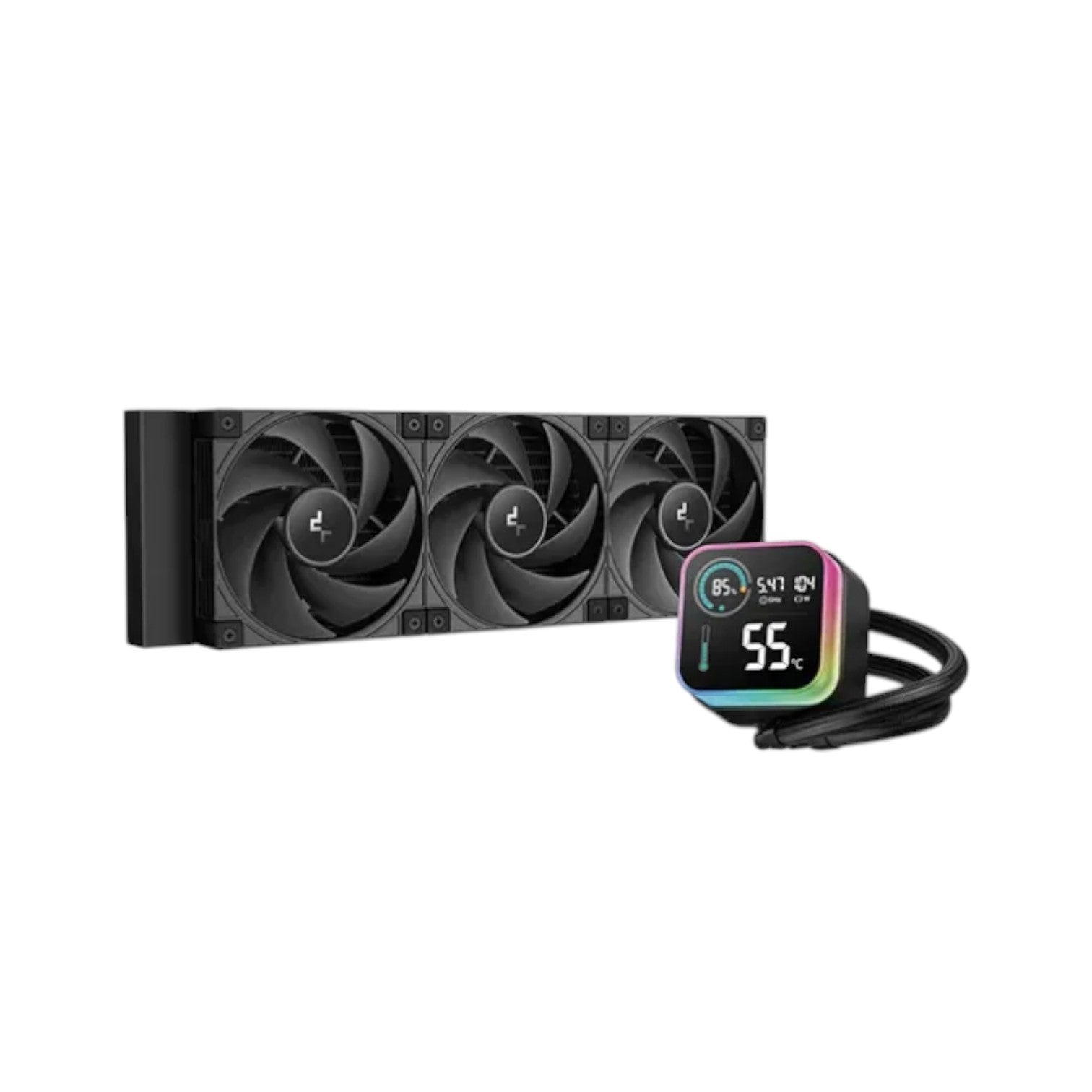 DeepCool LQ360 ULTRA 360mm ARGB Liquid CPU Cooler With Display (CPUDP1 ...